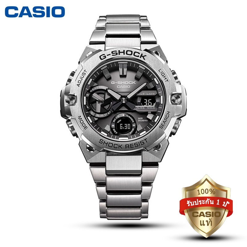Casioพลังงานแสงอาทิตย์ไฟฟ้ากันน้ำนาฬิกา ไต้หวัน GST-B400D-1A | Lazada.co.th
