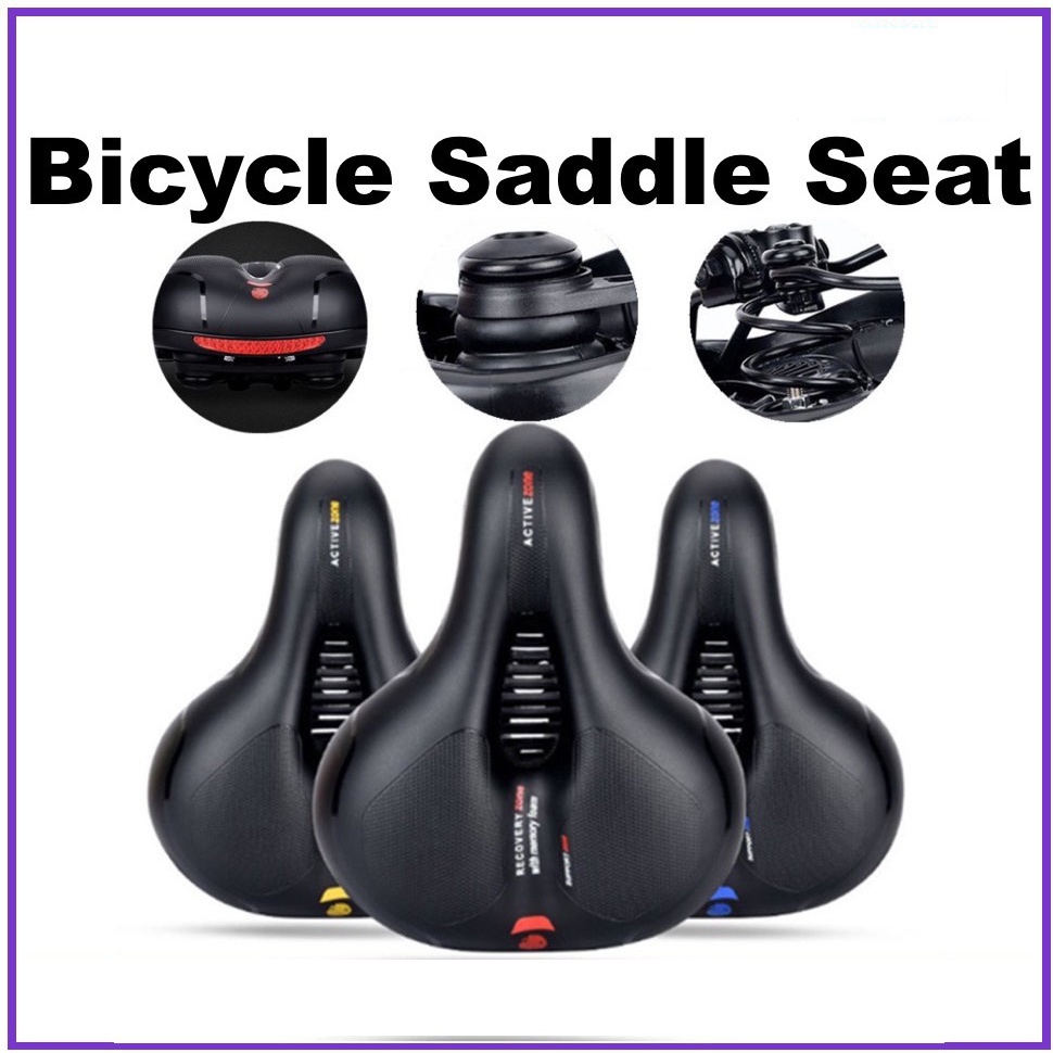 Teng yuan shop ????????????เบาะจักรยานหนานุ่ม อานจักรยาน มีแถบสะท้อนแสง ...