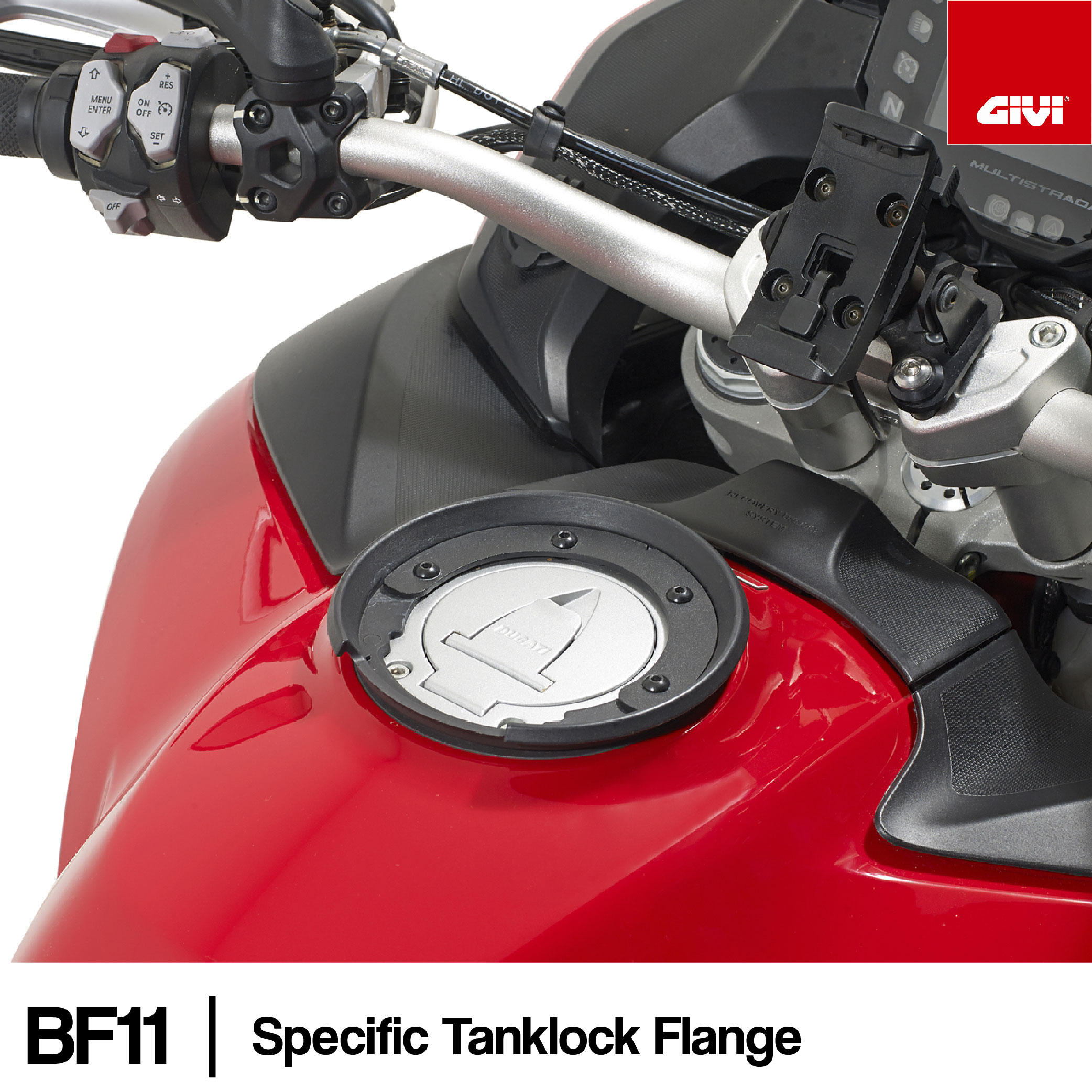 GIVI BF11 - Specific Tanklock Flange - อุปกรณ์สำหรับติดตั้งกระเป๋าถัง ...