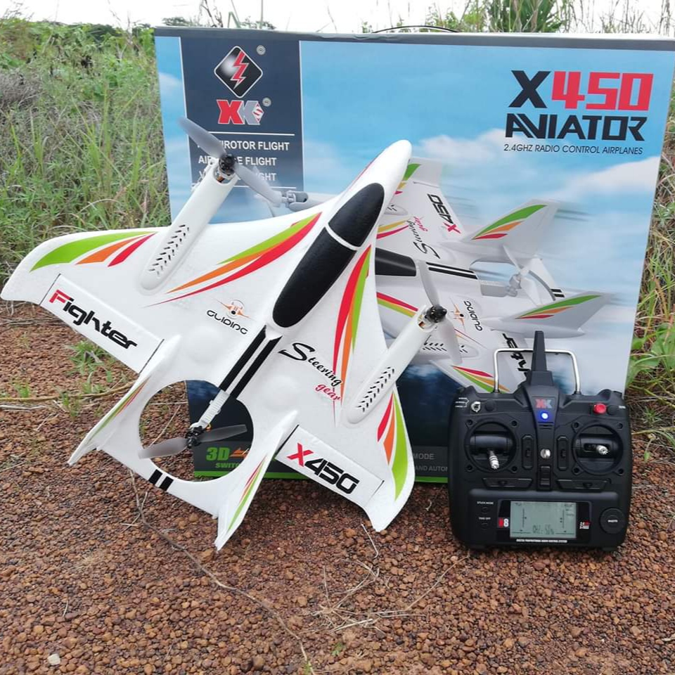 เครื่องบินบังคับวิทยุ XK X450 AVIATOR ระบบมอเตอร์ Brushless ชุดพร้อม ...