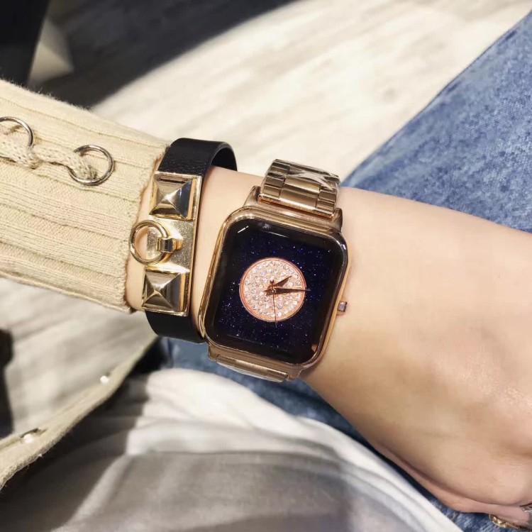 Mashali อินเทรนด์บุคลิกภาพแฟชั่น Star Face เพชรสีม่วงเปลือกสแตนเลส ...