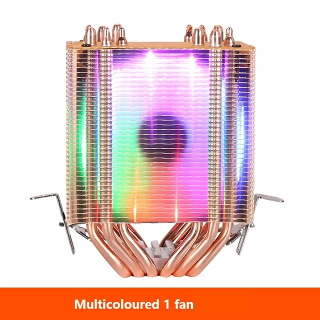 Heatsink พัดลมระบายความร้อน CPU COOLER KLLISRE RGB 3FAN 3PIN 6 ท่อ ...