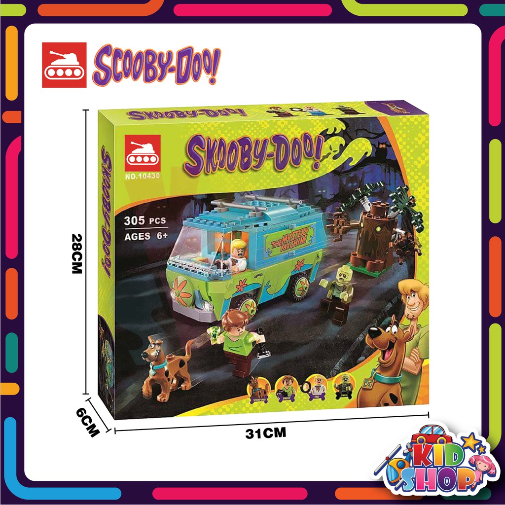 ตัวต่อ 10430 สคูบี้ ดู SKOOBY-DOO! รถตู้เเละปีศาจต้นไม้ จำนวน 305 ชิ้น ...