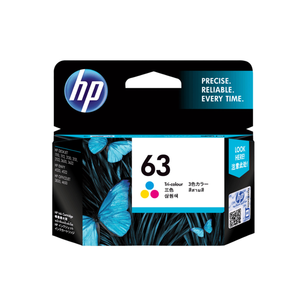 INK (หมึกพิมพ์) HP 63 TRI-COLOR ORIGINAL INK CARTRIDGE By Speedcom ...