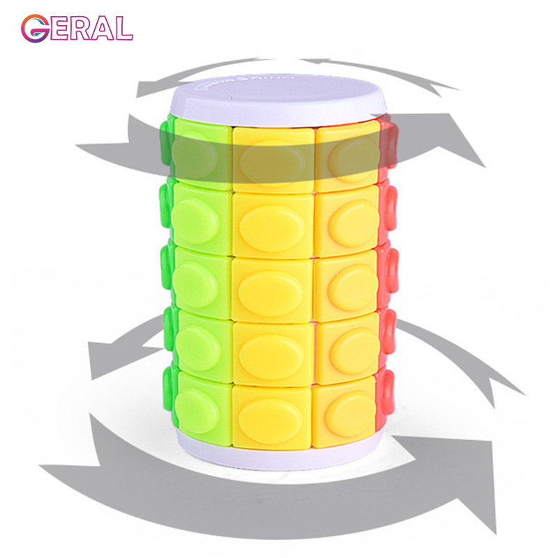 Geral Colorful Magic Tower Puzzle Rotate Slide Puzzle Toy for Kid Adult ...