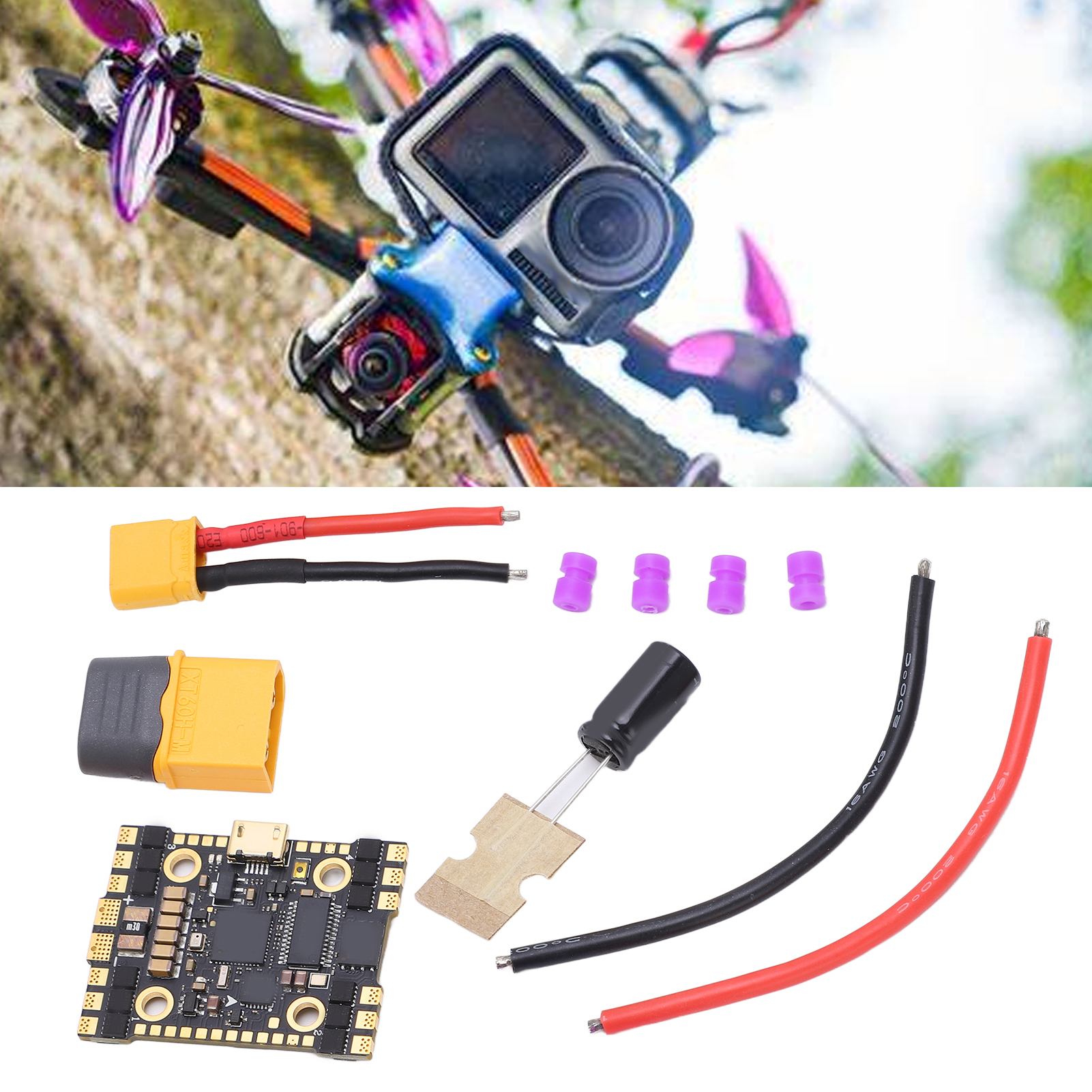 BestGroup-HAKRC F4120ชุดควบคุมการบินพร้อม35A ESC สำหรับ FPV Racing ...