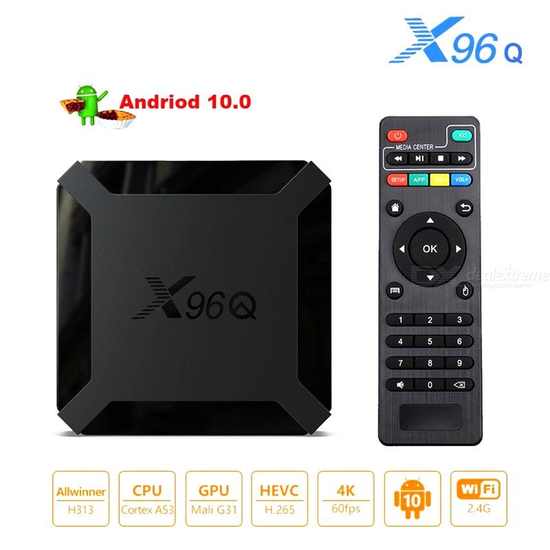 X96Q Android 10.0 TV Box, X96 Mini 2020 รุ่นอัพเกรด กล่องสมาร์ททีวี Allwinner H313 Quad Core ...