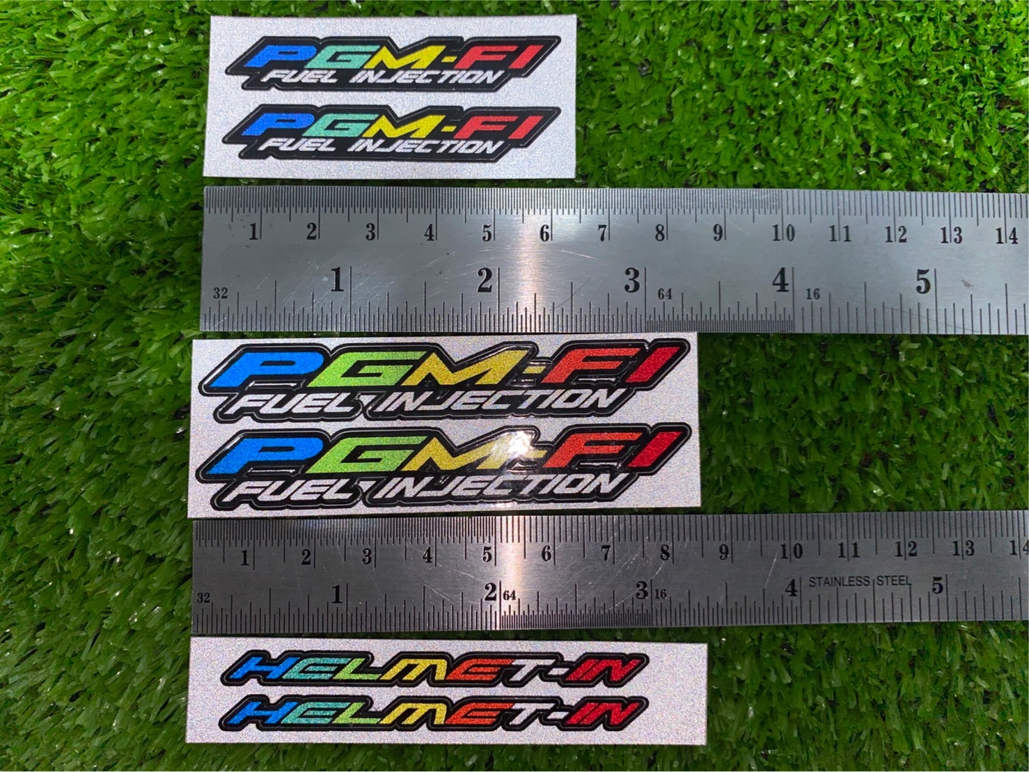 สติ๊กเกอร์ Pgm Fi Fuel Injection ครบชุด สติ๊กเกอร์ PGM-FI Honda แต่งรถ ...