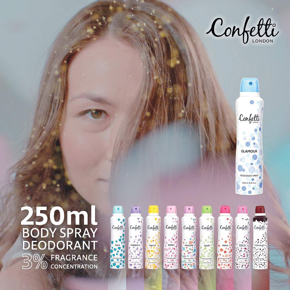 Confetti London Body Spray - GENIUS 250ml / คอนเฟตติ ลอนดอน บอดี้ ...
