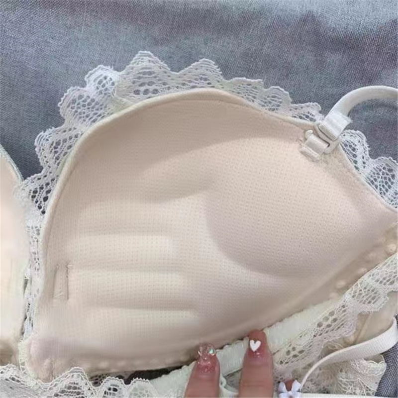 Soutien Gorge Ladies Bra and Panty Set Lingerie Seamless Lace Underwear ...