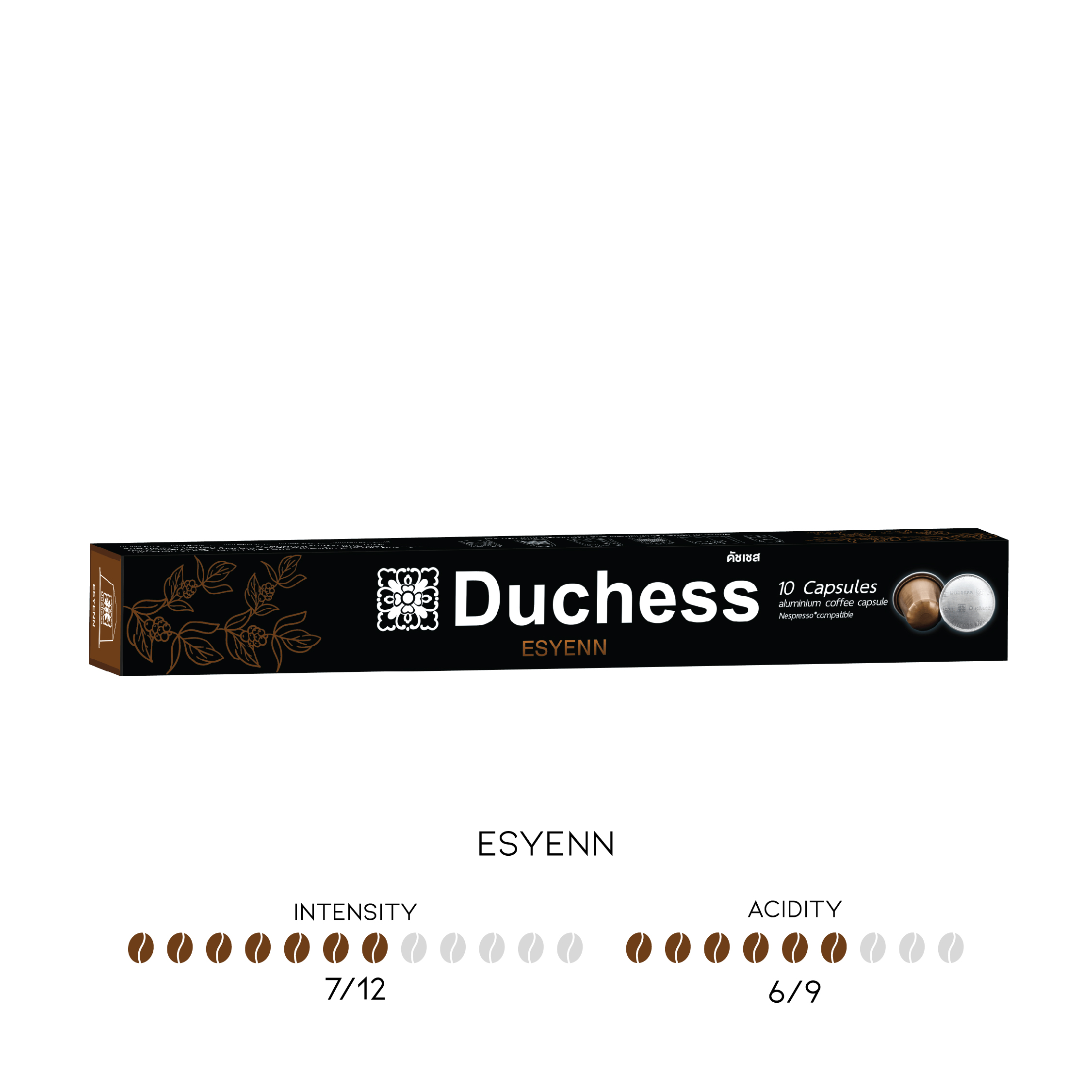 Duchess Coffee Capsule 1 กล่อง 10 แคปซูล มี 15 รสชาติ สามารถเลือกรสชาติ ...