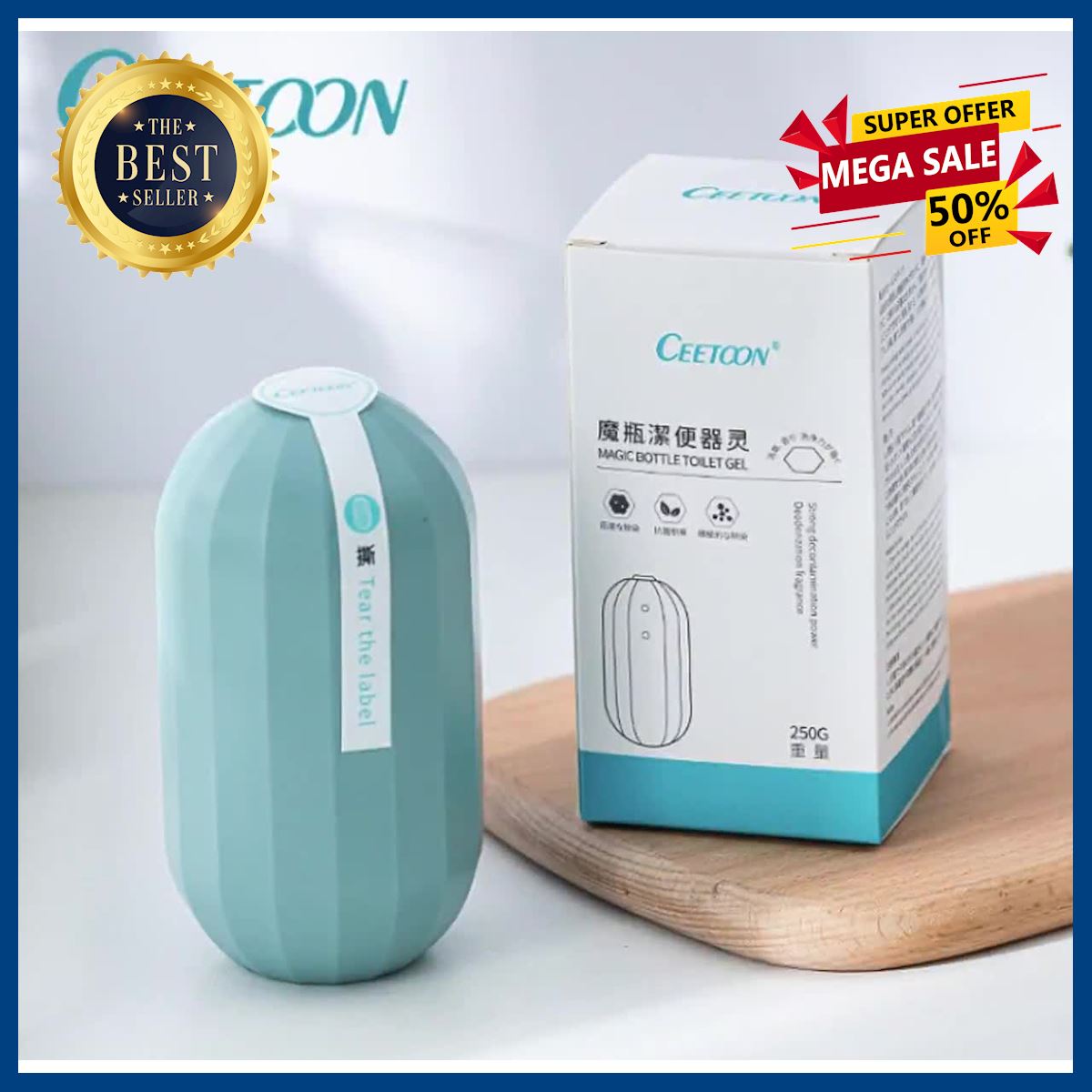 MEGA SALE!! ก้อนดับกลิ่นโถสุขภัณฑ์ Ceetoon ##ถูกที่สุด การันตีของแท้ - D jung 1623165202 - ThaiPick