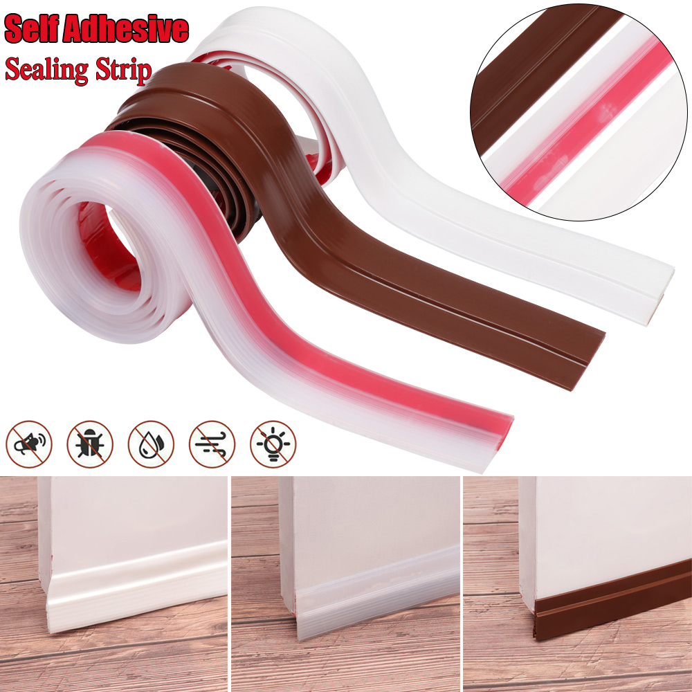 JINGWEI 1pc Silicone Draft Stoppers Sound Insulation Door Bottom ...