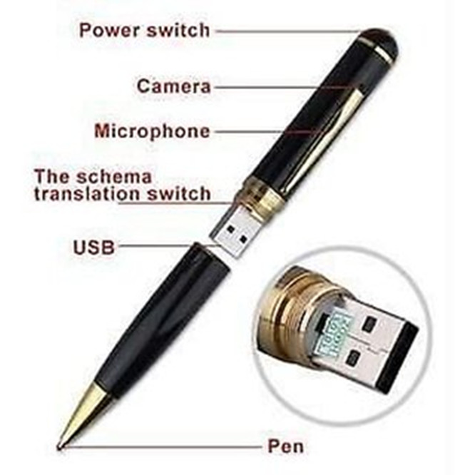 Mini Spy Pen Hidden Camera Video Recorder HD Video DVR USB 1280x960 ...