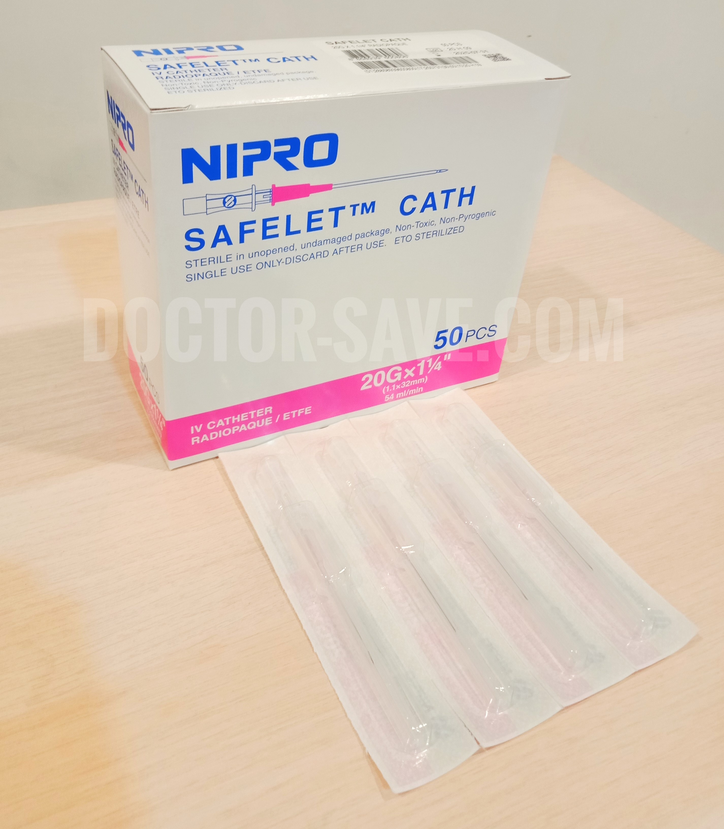 IV Catheter เบอร์ 18 20 22 24 เข็มเปิดเส้น เข็มให้น้ำเกลือ NIPRO เมด ...