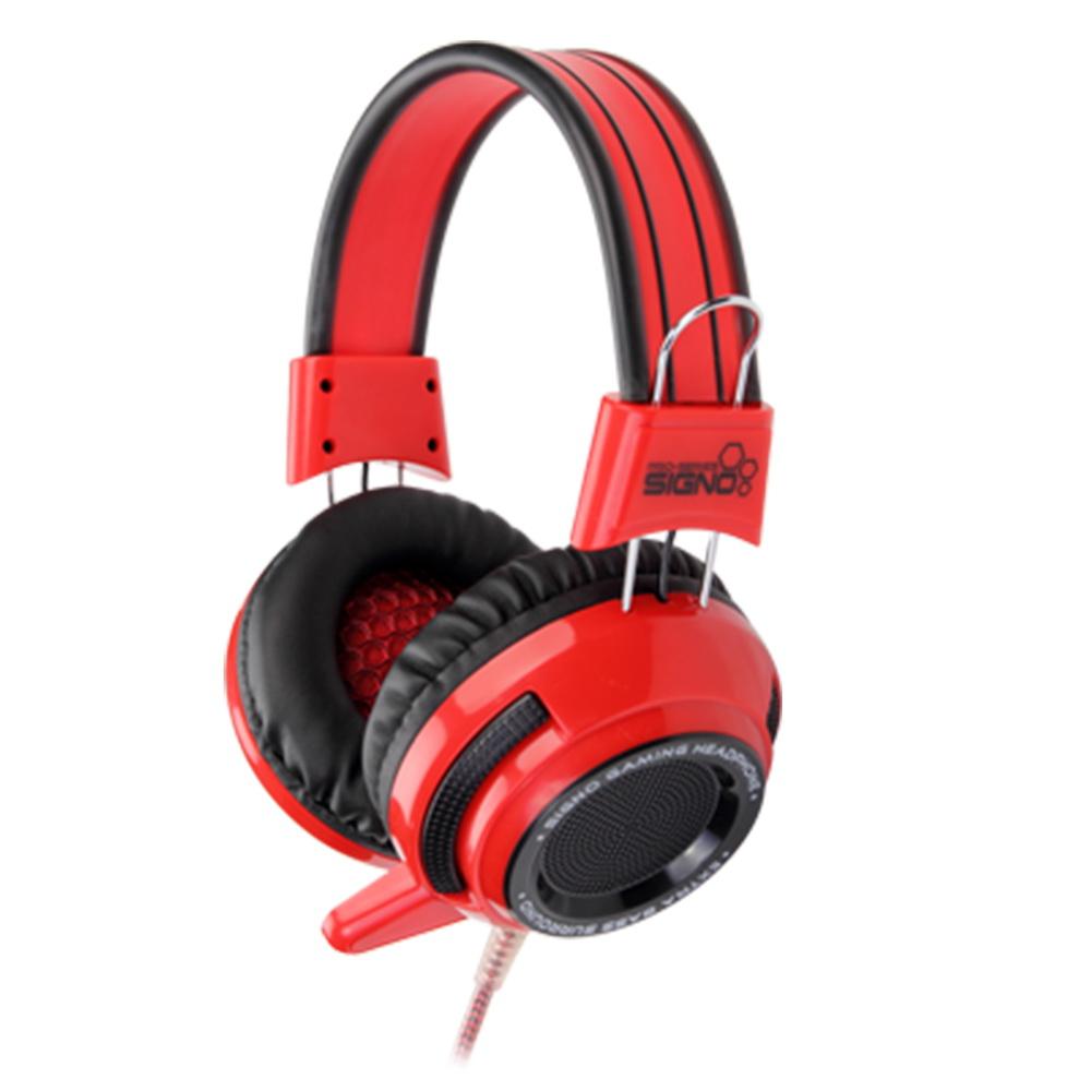 Signo E-Sport HP-803 Gaming Headset (RED) - MYCOM SEACON - ThaiPick