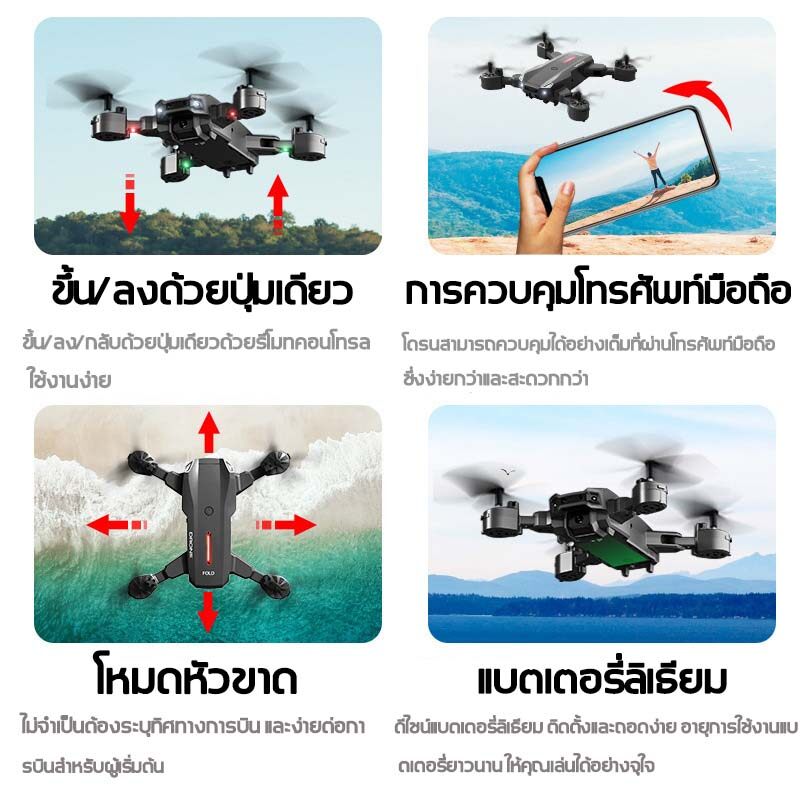กลับอัตโนมัติที่ 8000 เมตร LKHRC โดรน โดรนบังคับ การหลีกเลี่ยงอัตโนมัติ ...