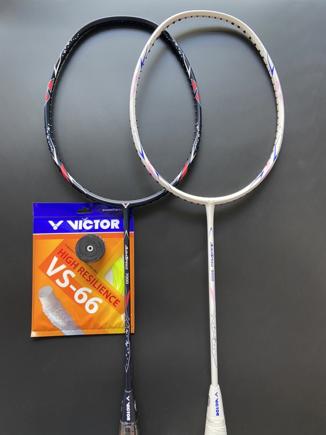 ไม้แบดมินตัน VICTOR-Auraspeed 6000 : (5U) / 7000 :( 4U) - ตลาดพลู ...