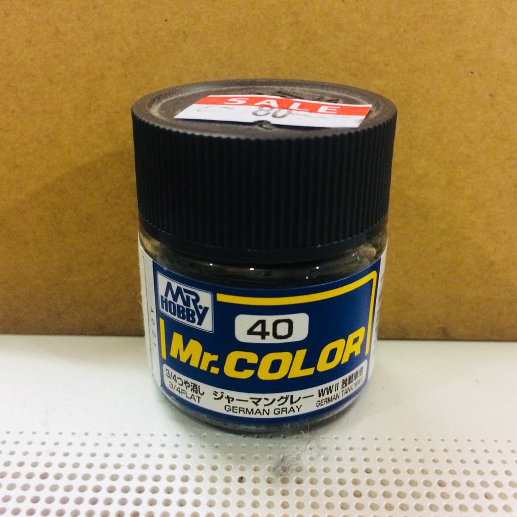 Mr.Hobby [สีสูตรทินเนอร์] Mr.Color C40 3/4FLAT GERMAN GRAY [GERMAN TANK ...
