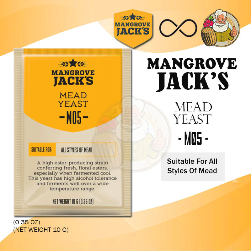 Levure Mangrove Jack's M05 Mead (Hydromel), 59% OFF