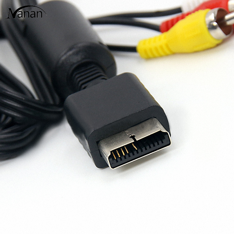 1.8m 3rca Tv Adapter Av Cable Audio Video Cable For Ps2 Ps3 Multimedia ...