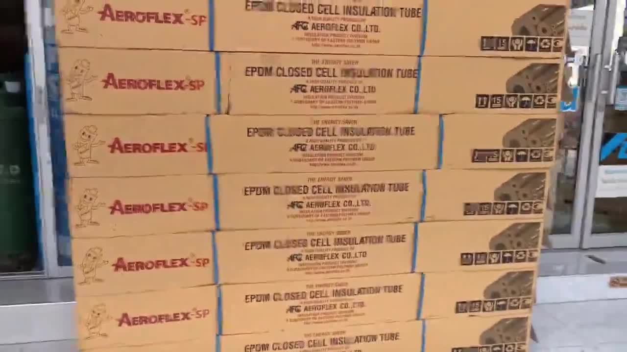 เทพจริงๆ ฉนวนหุ้มท่อ AeroFlex คุณภาพสูง ทนความร้อน เกรดA ความหนา3/4" คุ้มสุดสุด สาย ยาง และ ท่อ ...