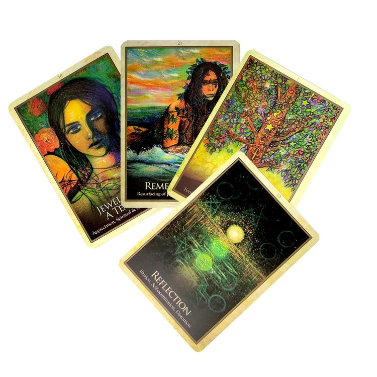 Gaia Oracle Cards Full English Playing Tarot Cards Game for Party ...