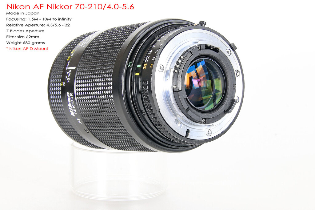 Nikon AF Nikkor 70-2104.0-5.6Hood Nikon AF-D Mount - VintagePhotoMania ...
