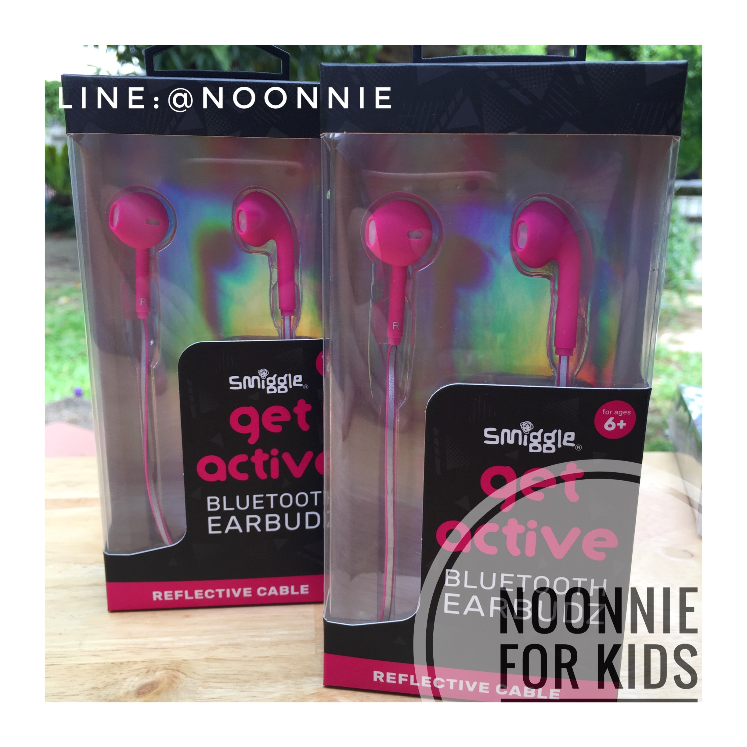 หูฟังบลูทูธ ไมค์ในตัว Smiggle Get Active Bluetooth Earbuds | Lazada.co.th