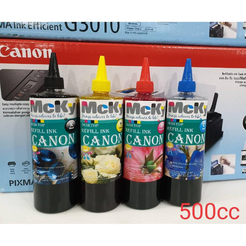 น้ำหมึกเติม inkjet CANON 1 ชุด 100ml แถมหมึกเติมสีดำ 1ขวด - ict ...