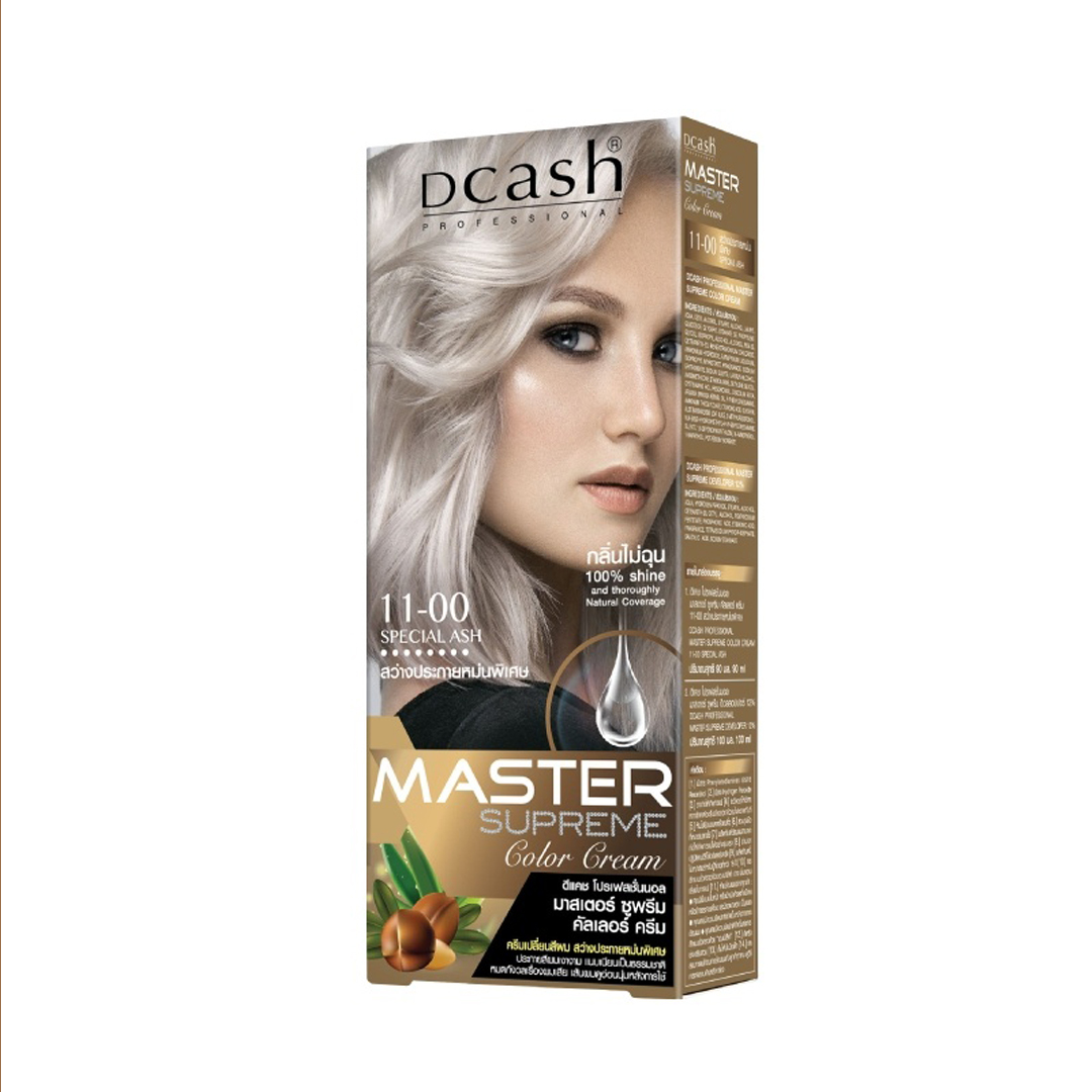 [เฉดใหม่] Dcash ดีแคช โปร มาสเตอร์ ซูพรีม คัลเลอร์ ครีม 90ml Pro master ...