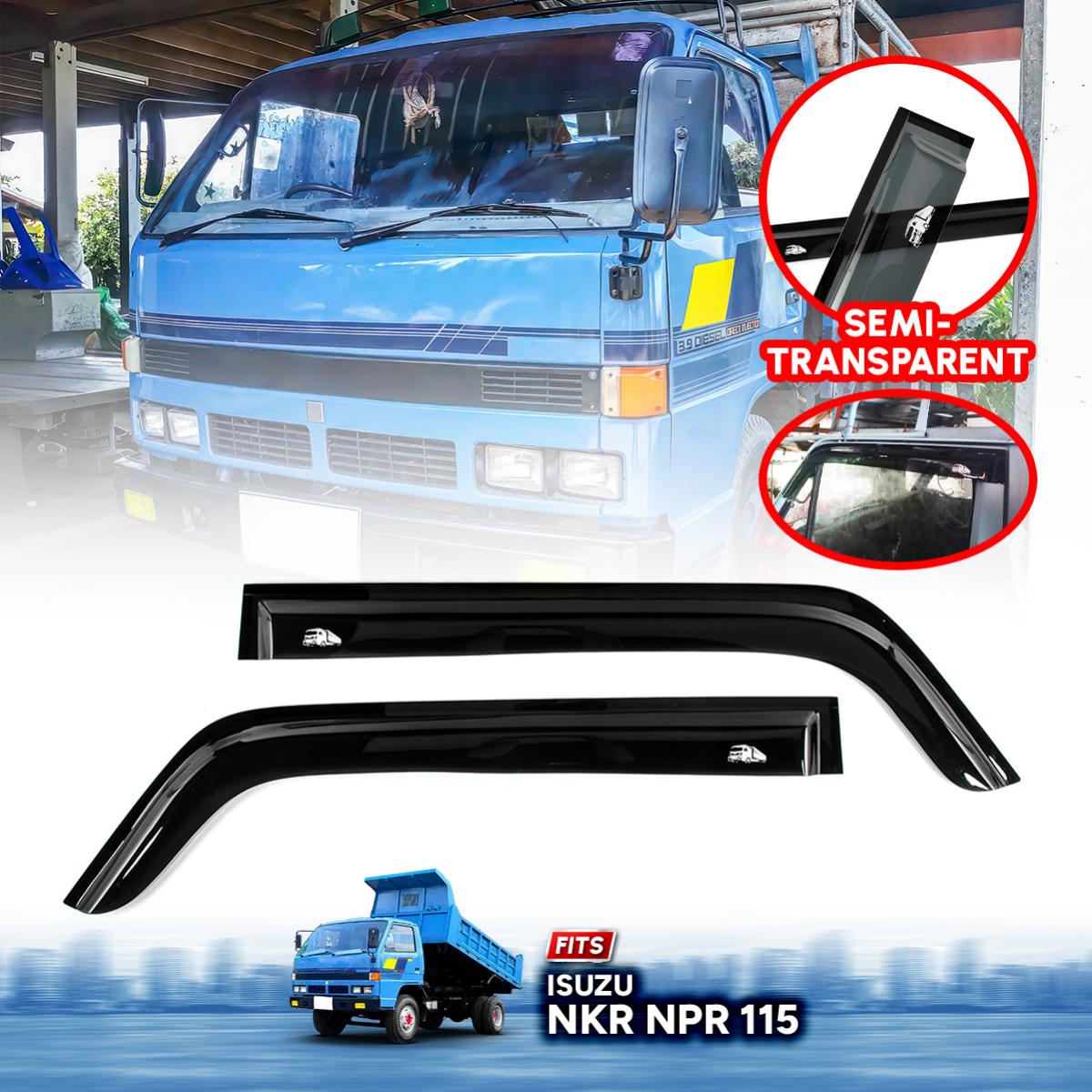 กันสาดประตู คิ้วกันสาด รุ่น อีซูซู Isuzu NPR 115 /อีซูซุ บัดดี้ Isuzu ...