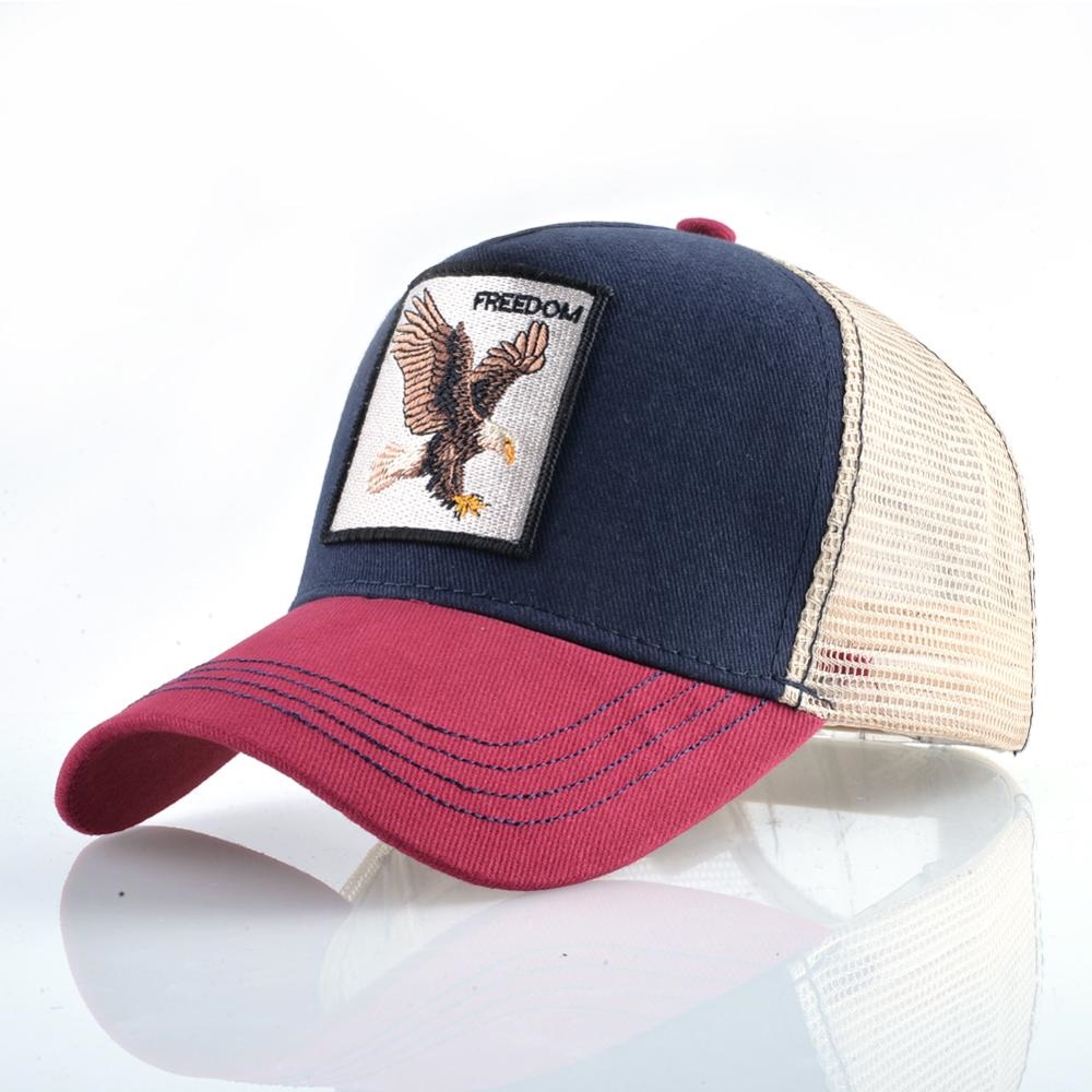 Baseball Caps Men Snapback Hip Hop Hats With Animals Patch Streetwear ...