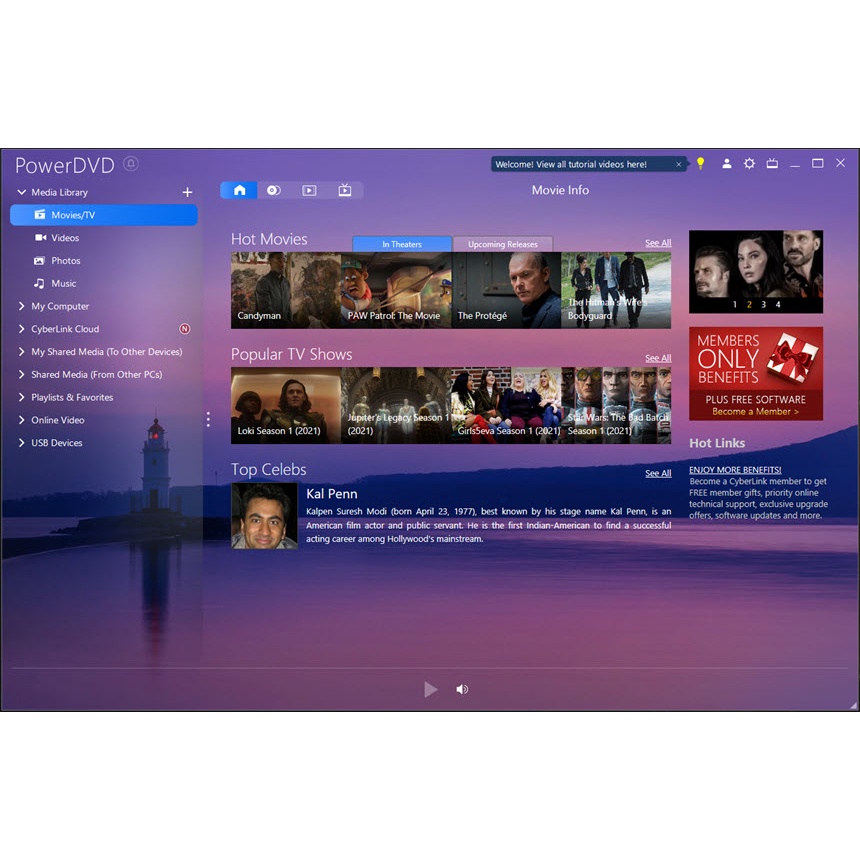 ข้อเสนอสุดพิเศษ CyberLink PowerDVD Ultra 2021 ตัวเต็ม ถาวร โปรแกรมเล่น ...