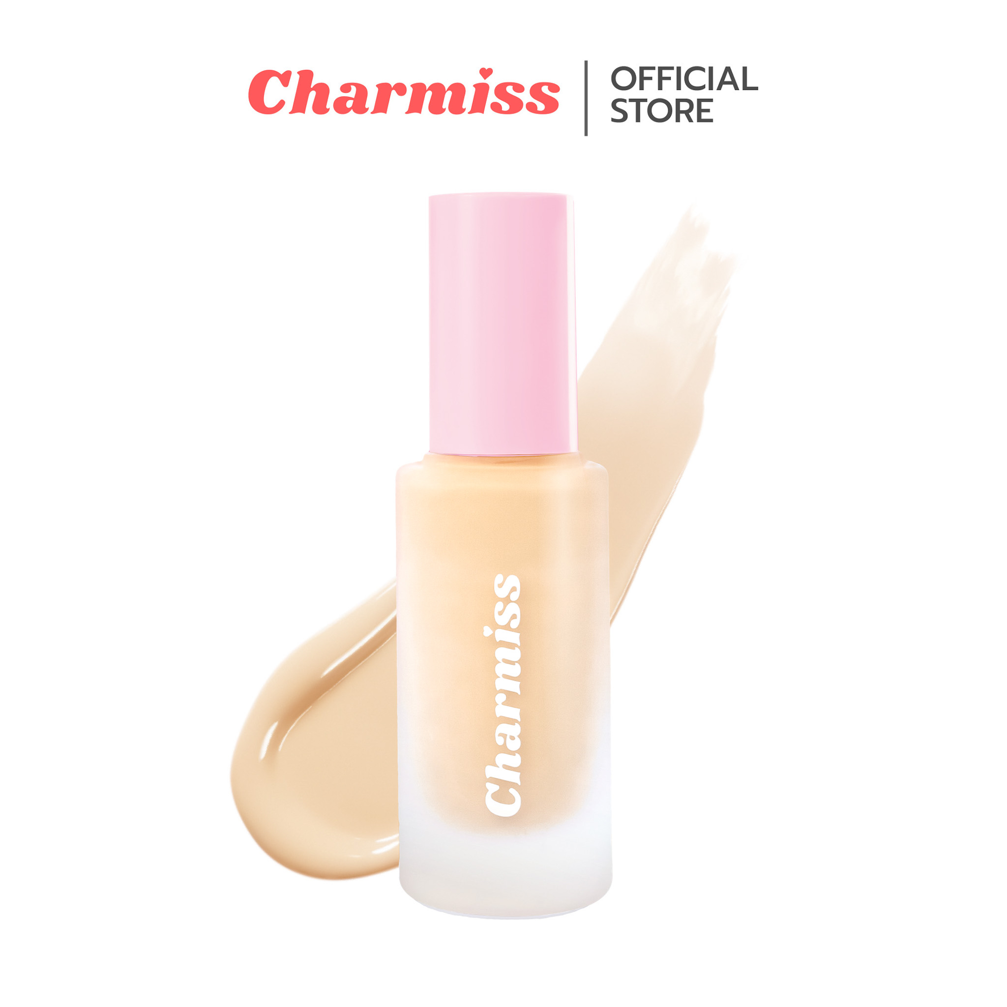 โปรแถมฟองน้ำ Charmiss Charming Glow Longwear Foundation SPF50+ PA ...