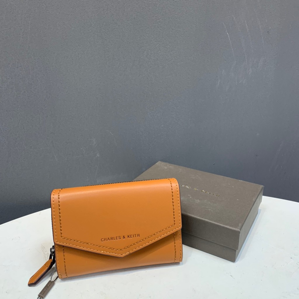 【ของแท้ 100%】Charles And Keith Ck6-10770427 กระเป๋าสตางค์แบบพับได้ Ckkb ...