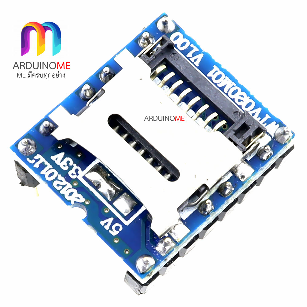 WTV020SD Micro SD Card Music Module - ArduinoME - ThaiPick