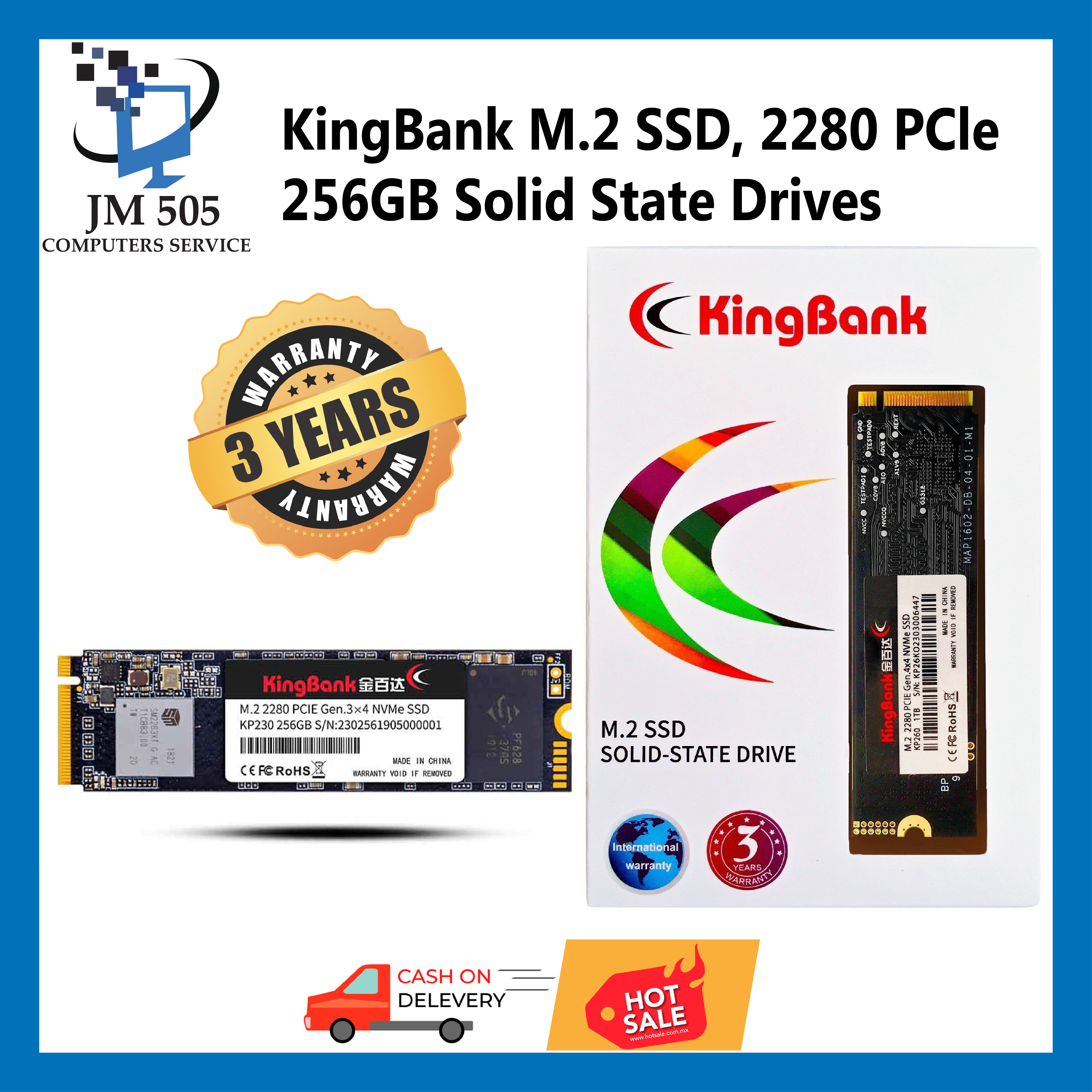 SSD KingBank KP230 PCle 256GB GEN 34 NVMe M.2 2280 - JM505 Accessories TH - ThaiPick