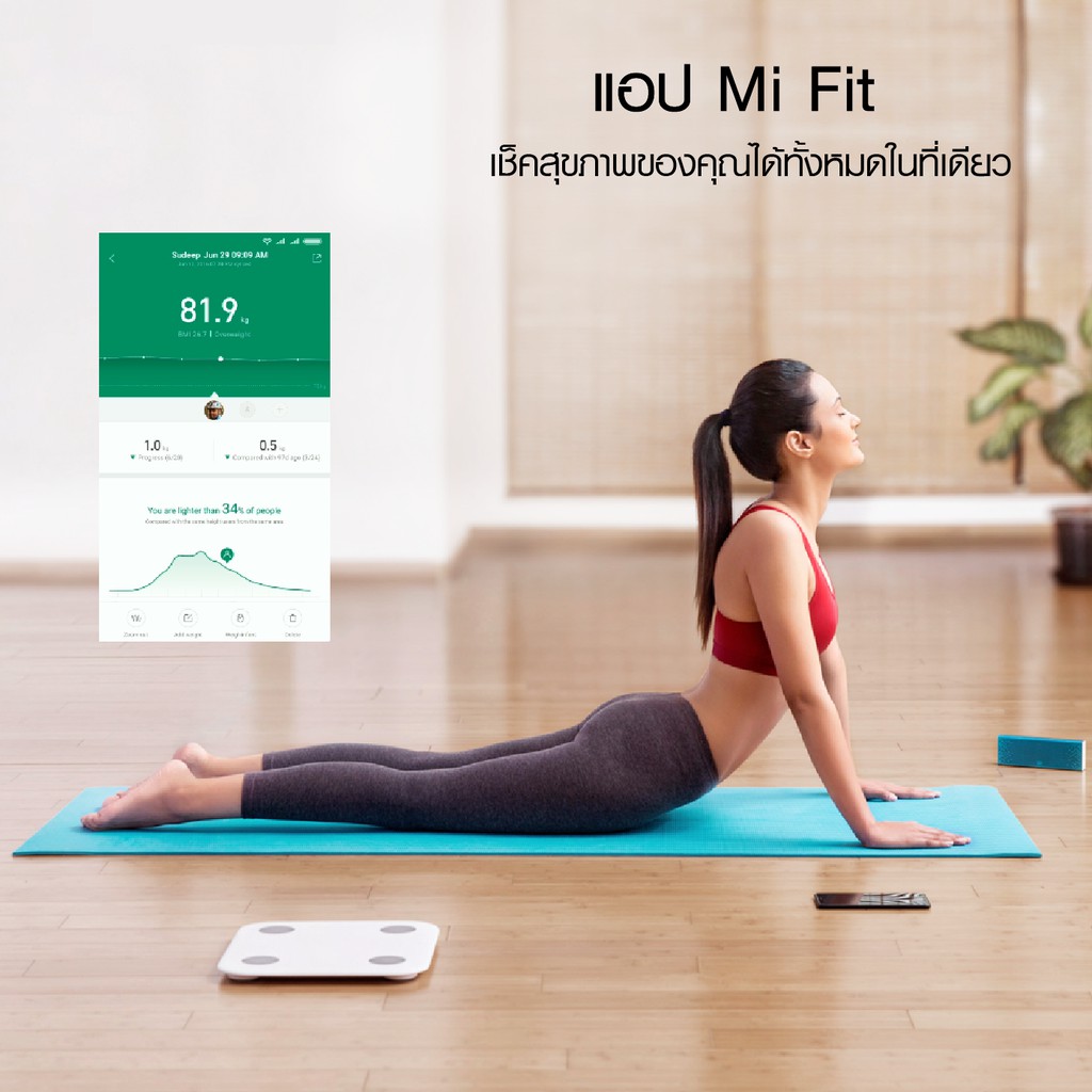 พร้อมส่ง Xiaomi Mi Body Composition Scale 2 Smart Scale 2 เครื่องชั่ง ...