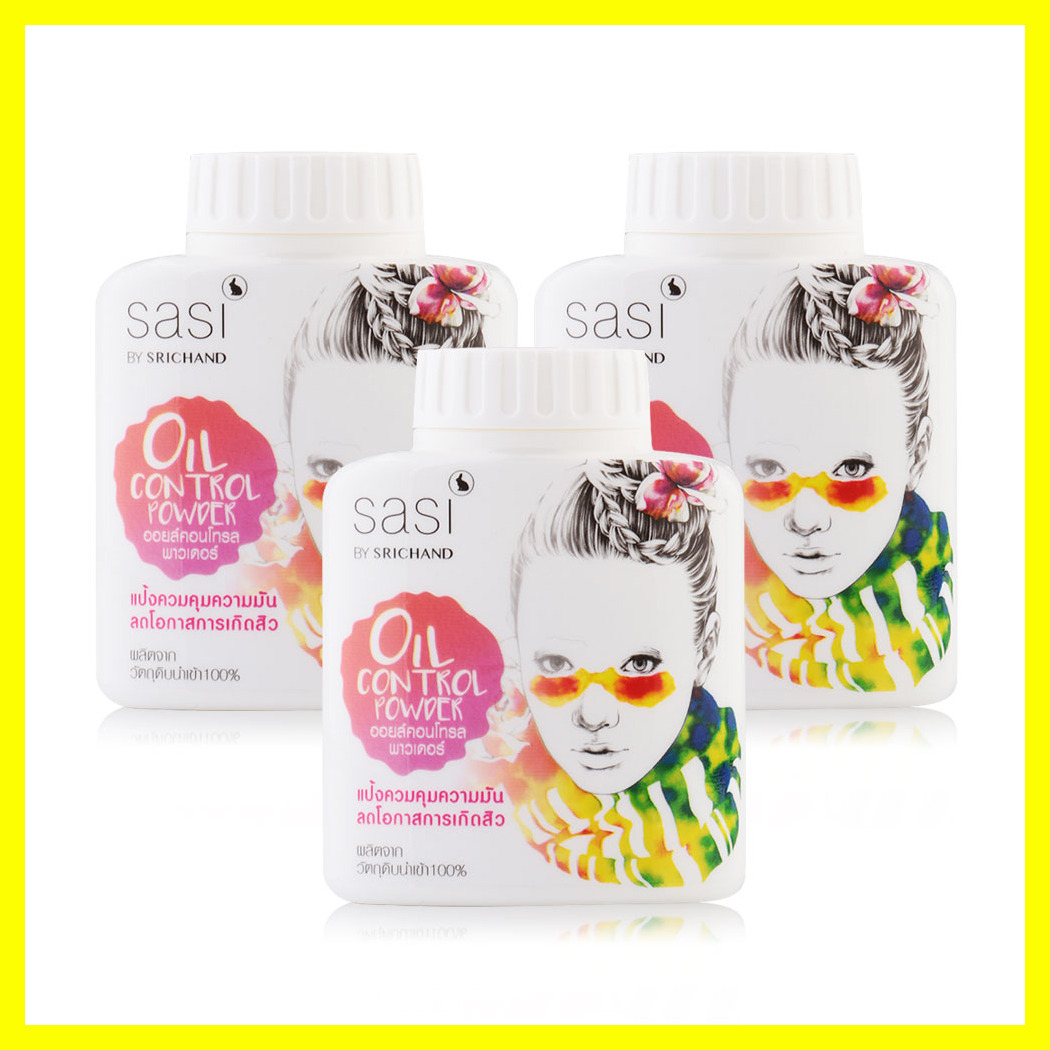 SASI Oil Control Powder (30g x 3pcs) - Konvy - ThaiPick