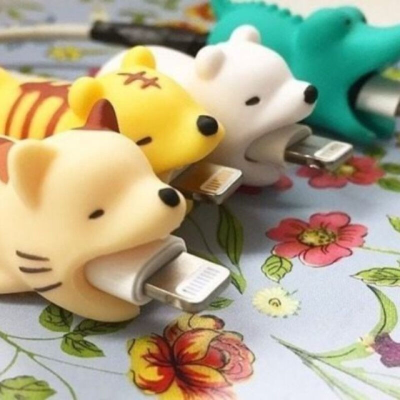 พร้อมส่งจากไทยCABLE ANIMAL BITES ตัวถนอมสายชาร์จ ใช้กับสายได้ทุกยี่ห้อ ...
