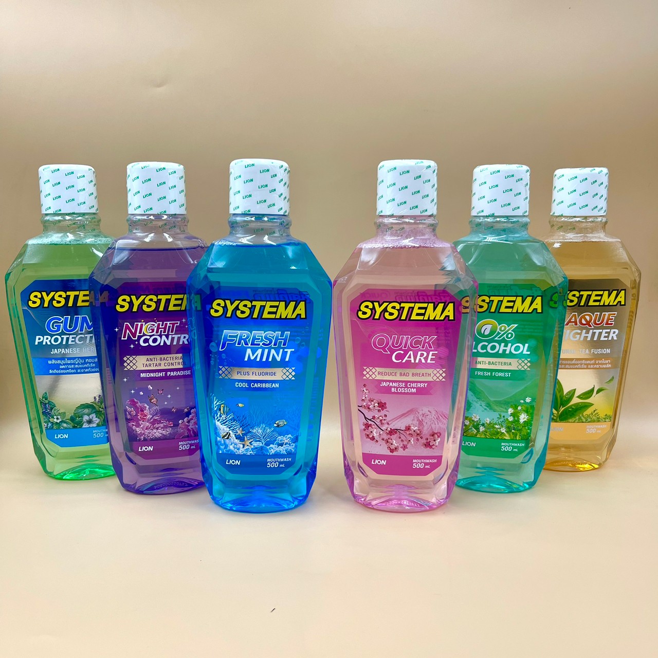 Systema น้ำยาบ้วนปาก ซิสเท็มม่า ขนาด 500มล. และ 750มล. | Lazada.co.th