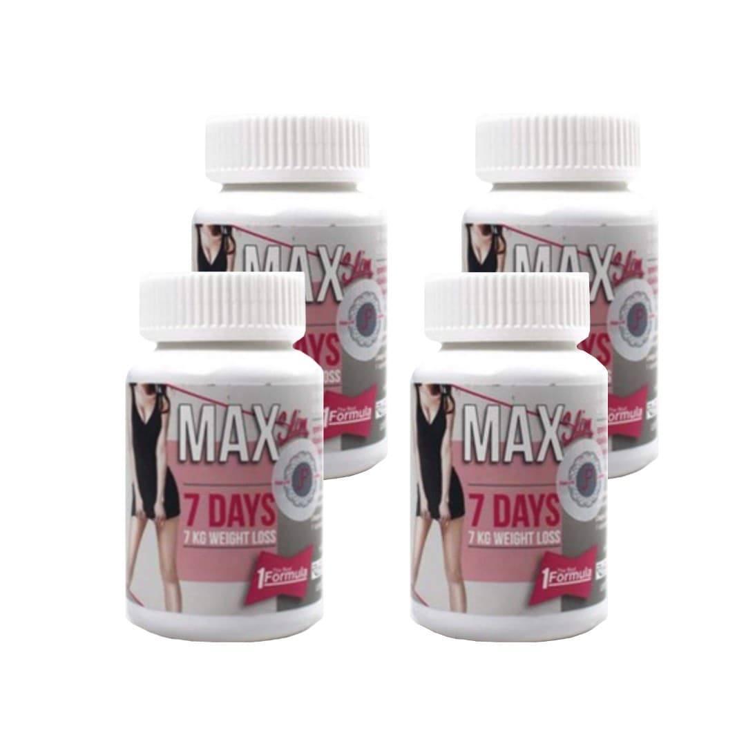 อาหารเสริม MAX SLIM 7DAYS บรรจุ 30 เม็ด (4 กระปุก) - JB.shop - ThaiPick
