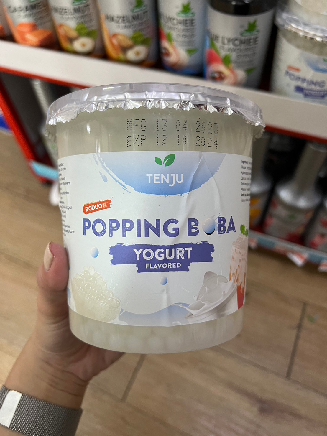 Tenju Flavored Popping Boba ไข่มุกป็อป ป็อปปิ้งเพิร์ล 1 กิโลกรัม ตราเท็นจู | Lazada.co.th
