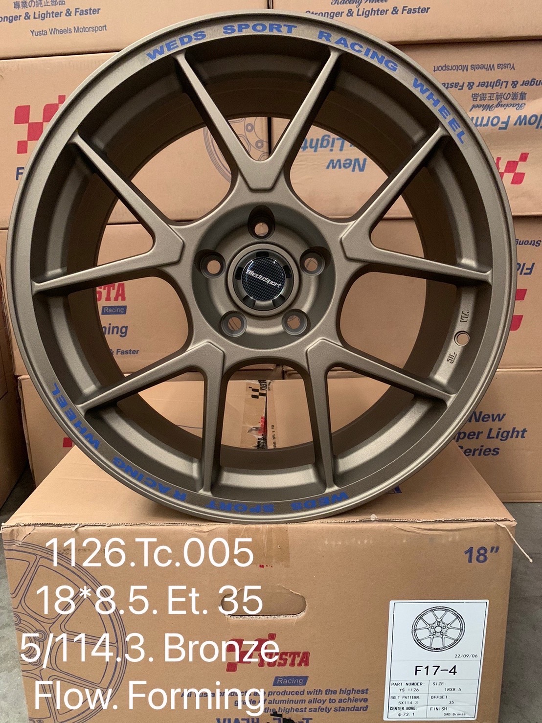 ล้อแม็กใหม่ - TC005 ล้อเบา - งานYUSTA - ขอบ 18 ( 18 x 5รู114 ) หน้า ...