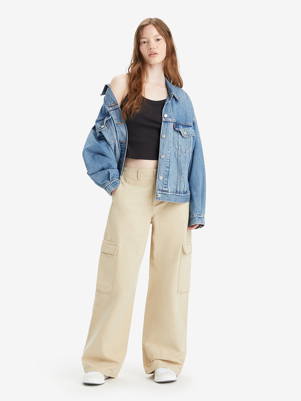 กางเกงผู้หญิง Levi's® Women's Baggy Cargo Pants | Lazada.co.th
