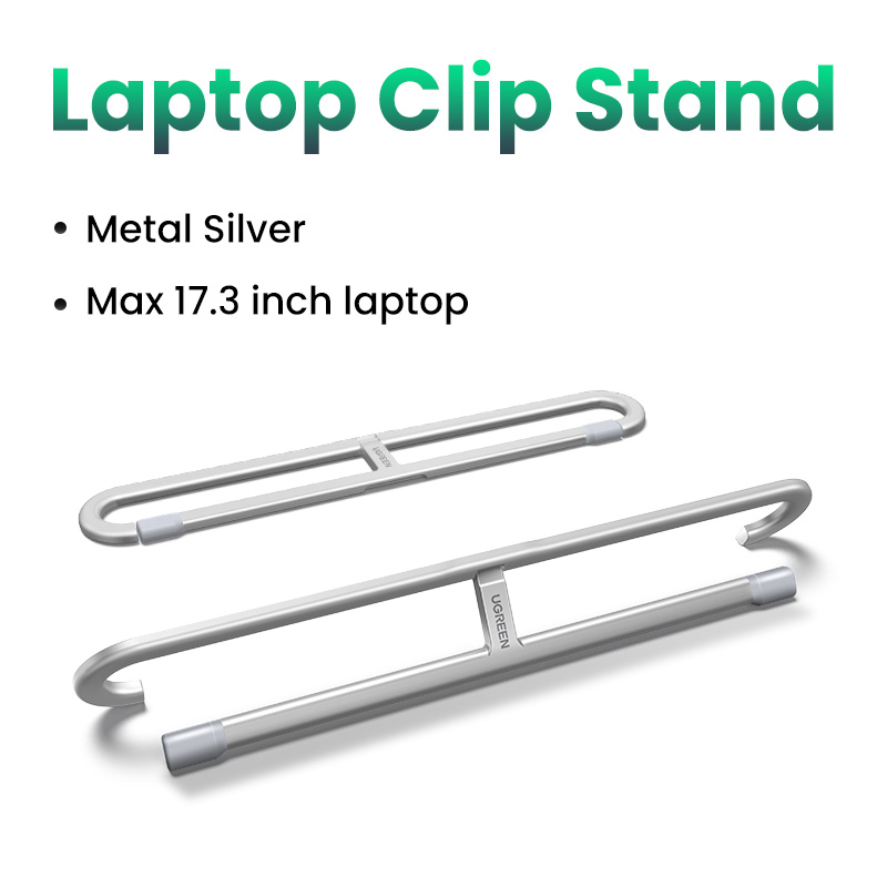UGREEN Clip Laptop Stand Adjustable Foldable Holder for MacBook Air Pro ...