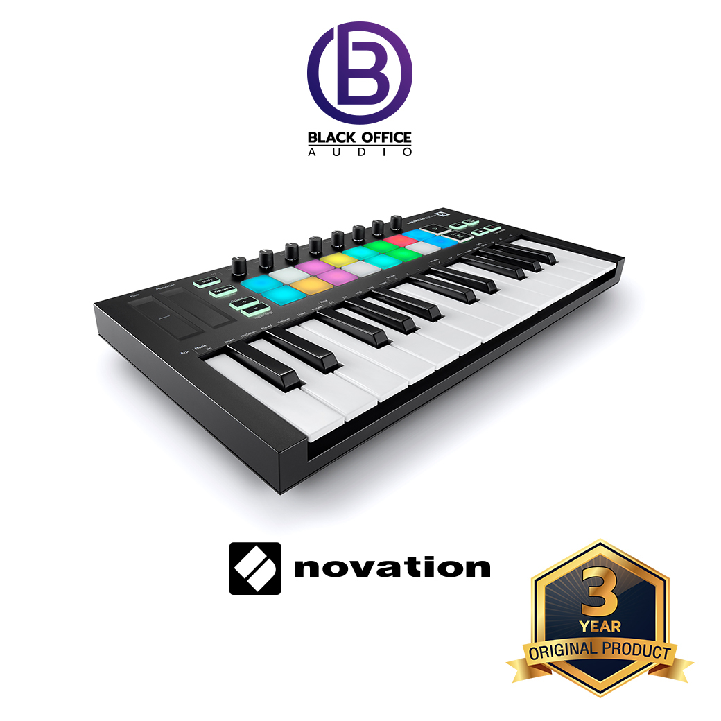 Novation LaunchKey Mini MK III มิดี้ คีย์บอร์ด / ทำเพลง / ทำบีท / Midi ...