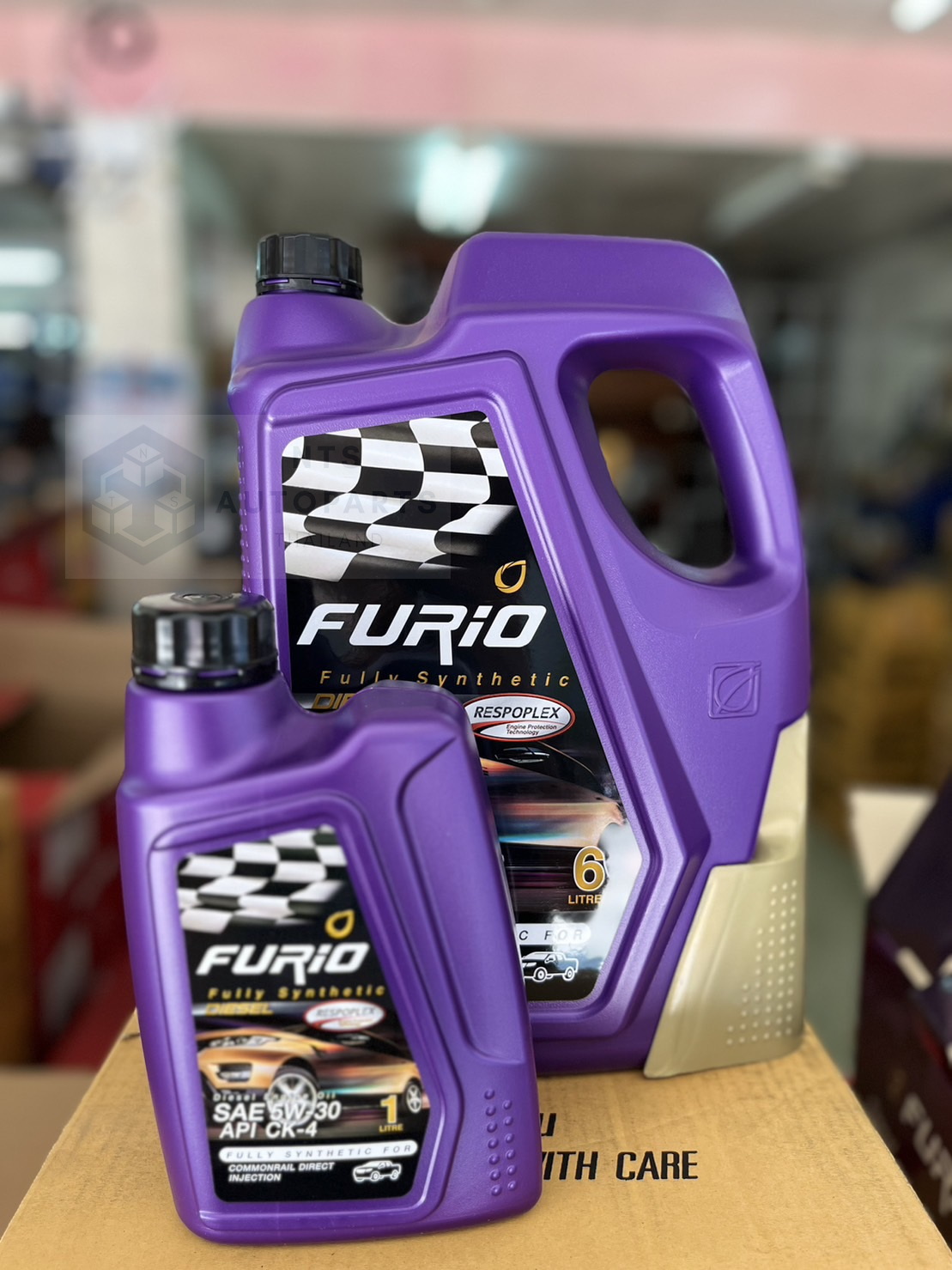 น้ำมันเครื่องดีเซลสังเคราะห์แท้ 100 5W30 API CK4 FURIO FULLY SYN DIESEL ...