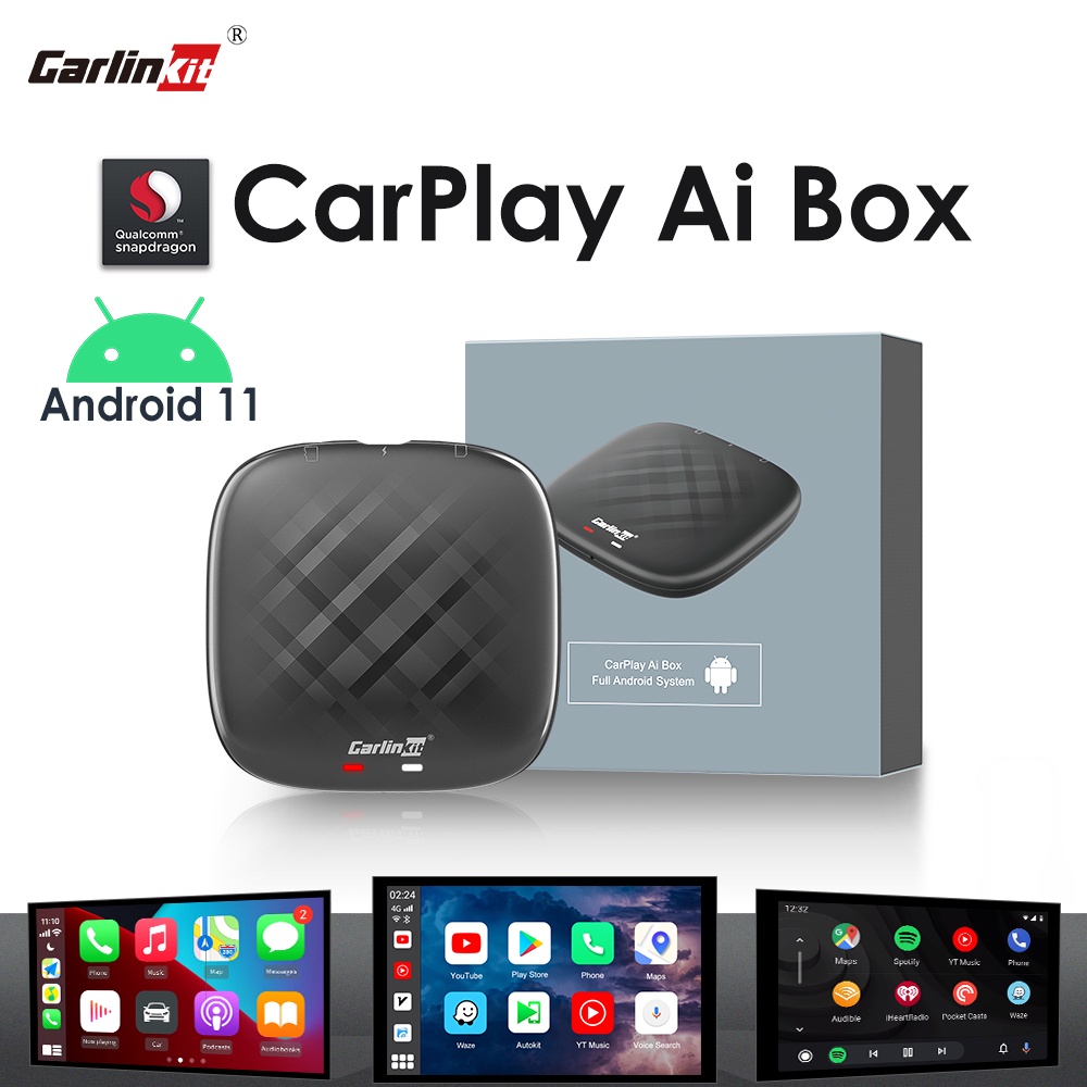 Carlinkit CarPlay Ai Box Android 11 Snapdragon ไร้สาย เครื่องเล่นใน ...